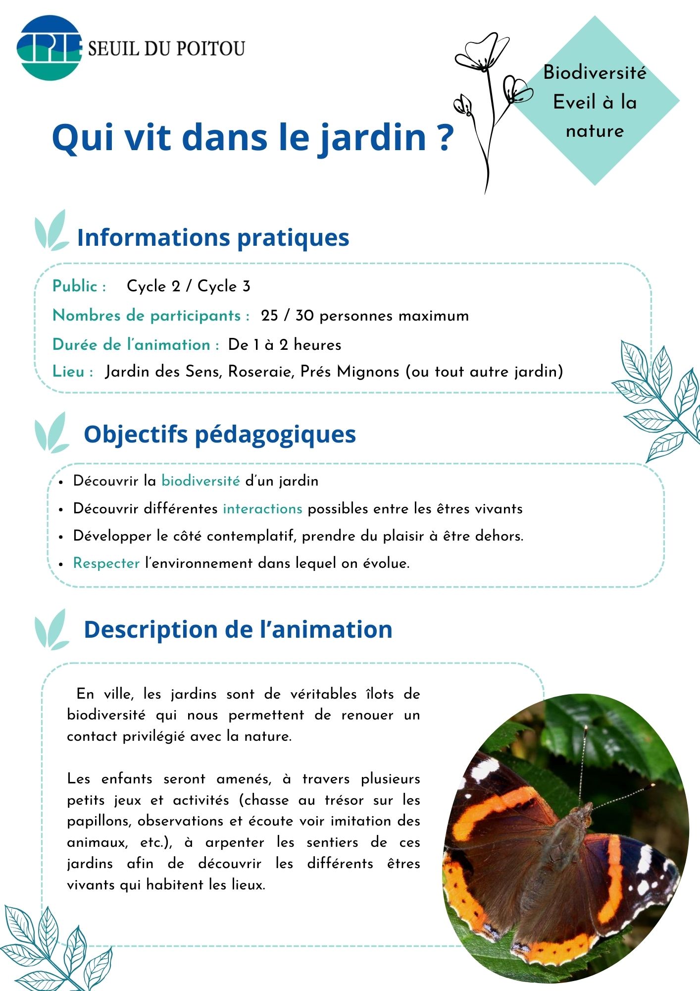 Les animations – CPIE Seuil du poitou